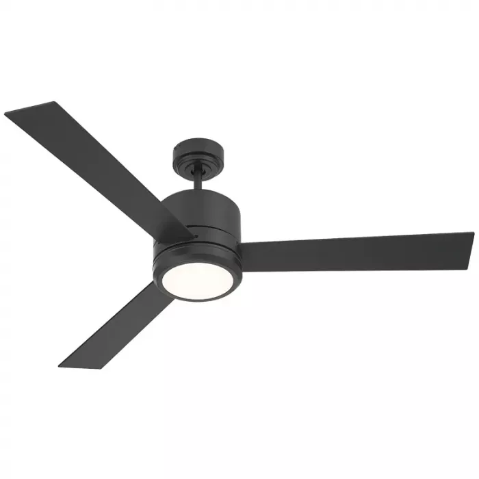 Westgate MFG WFL-116-WS-3B-52-30K-BK-BK - 52in Black Finish Plywood 3-Blade Ceiling Fan & Light ...