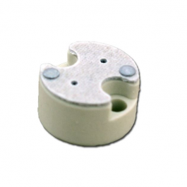 Porcelain Halogen Socket - G8 Base WITHOUT Leads