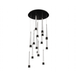 Wac Pd-59415R-Bk Quill Round Multi Light 4Cct