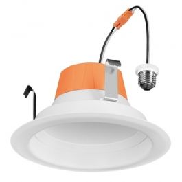 Sylvania 62870- 1A CCT Selectable LED Downlight, Smooth Reflector, RT56 ...