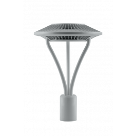 RAB Area Light 52W Cool LED 5T Clear Lens Gray | BulbsDepot.com